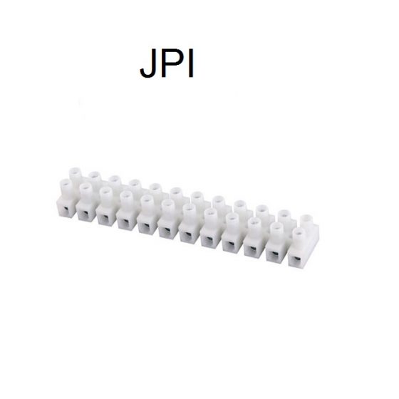 JPI Wire Terminal PVC Connector Strip 10A 12way (Pack of 50 Pcs ...