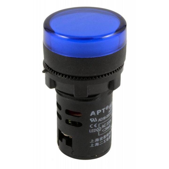 Panel LED Indicator Light 22mm (blue) Pack of 10 Pcs