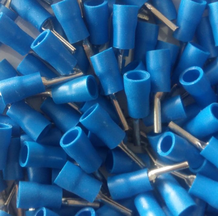2.5mm I-type Blue Insulated Thimble/ Cable Lug (Pack of 100 Pcs)