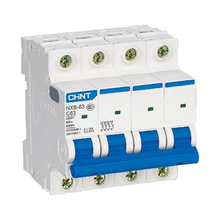CHINT Miniature Circuit Breaker (MCB) 6kA (NXB-63C) 4pole