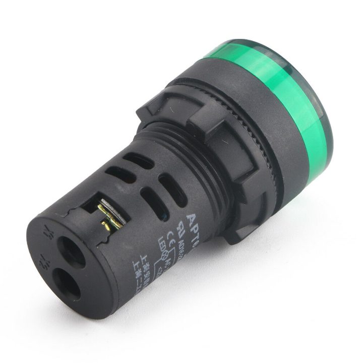 Panel LED Indicator Light 22mm (green) Pack of 10 Pcs