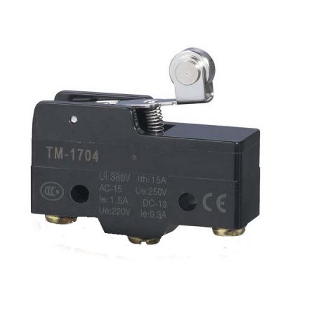 Micro Limit Switch (TM-1703) Roller Long Lever Arm (Heavy Duty ...