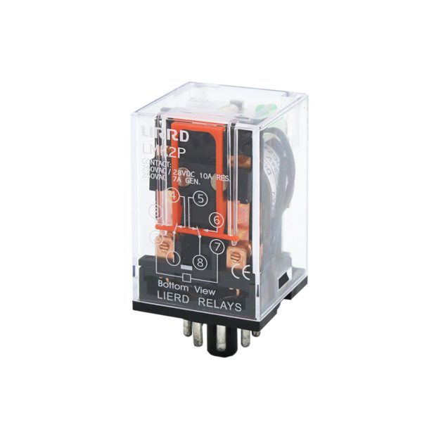 LIRRD (8pin) 10A Electromagnetic Power Relay LMK2P (Pack of 2pcs ...