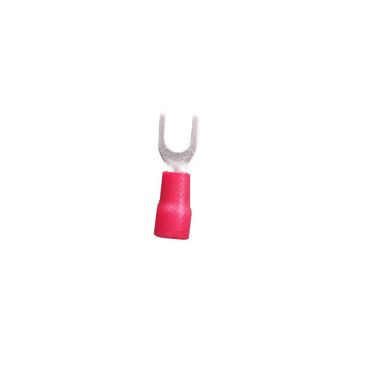 1.5mm U-type Red Insulated Thimble/ Cable Lug (Pack of 100 Pcs)