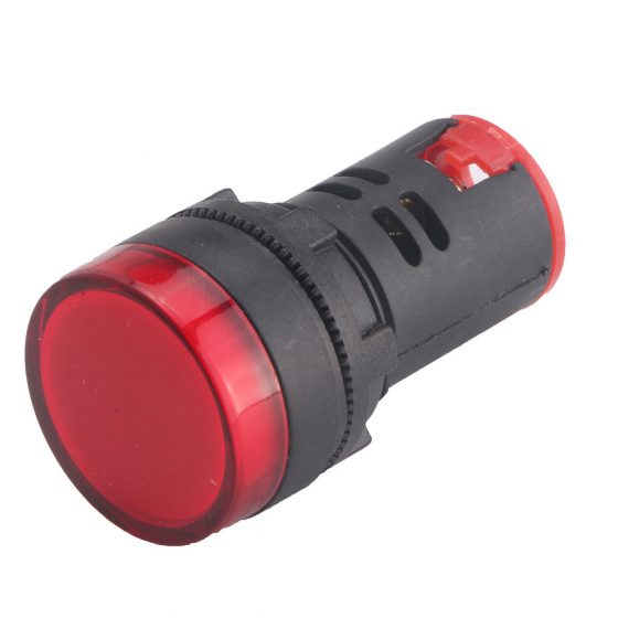 Panel LED Indicator Light 22mm (red) Pack of 10 Pcs
