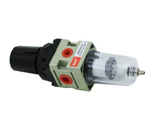RIH Pneumatic Regulator Filter (AW 2000-02) 1/4" inch Single Bottle