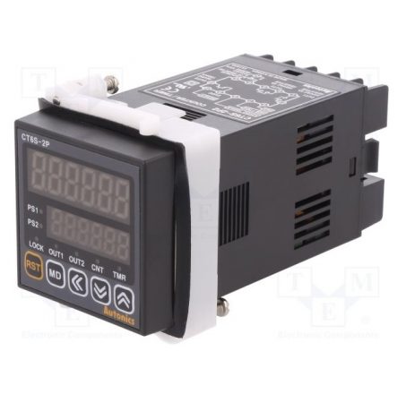 Autonics (CT6S-2P2) 6-Digit Multi Functional Digital Counter (Contact ...