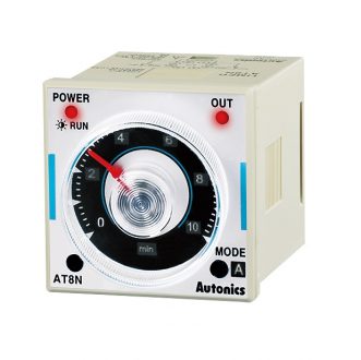 Autonics (AT8N) Analogue Timer 8-pin (100-240 VAC, 24-240 VDC) Contact ...