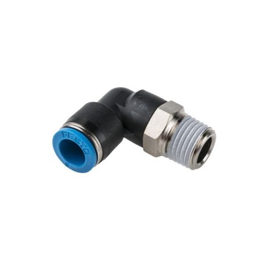 Push-to-Connect Pneumatic Elbow Connector OD 4 6 8 10 12 14 16mm Pipe ...