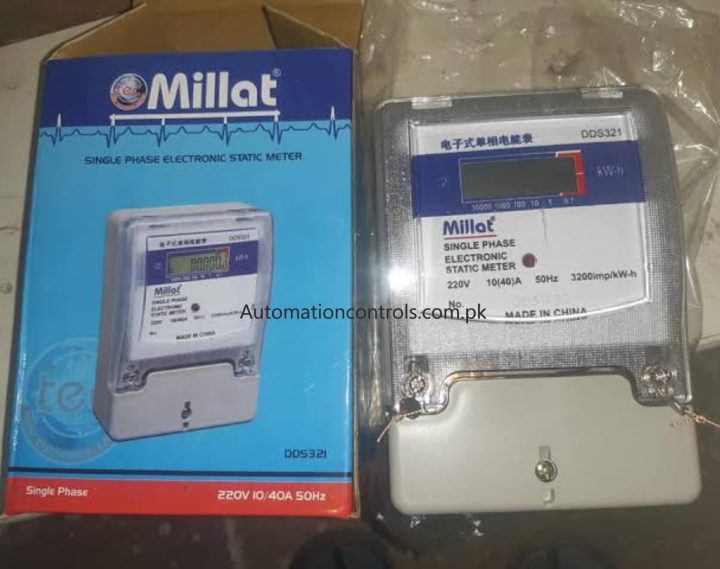 Millat Digital Single Phase Electronic static Submeter 10(40)A ...
