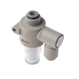 RIH Pneumatic Regulator Filter (AW 2000-02) 1/4" inch Single Bottle ...