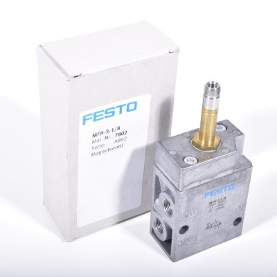 Festo (MFH-3-1/8) Pneumatic Solenoid Valve 3/2 Way (1/8 inch) Thread