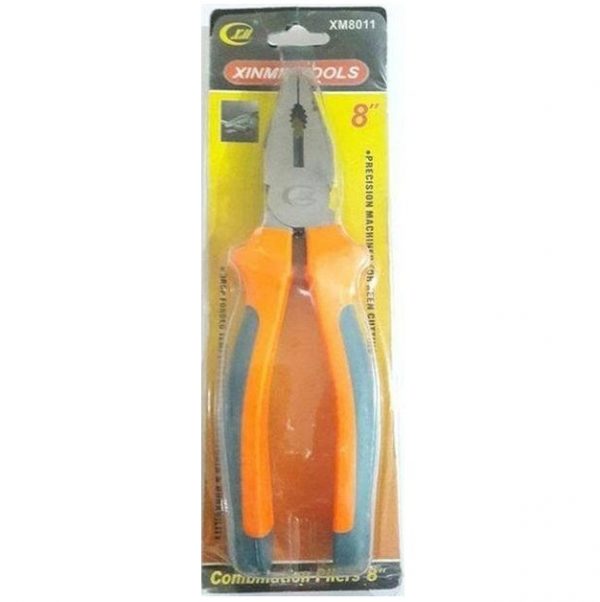 (XINIMIN TOOLS) Combination Plier Plass 8" (Pack of 2pcs)