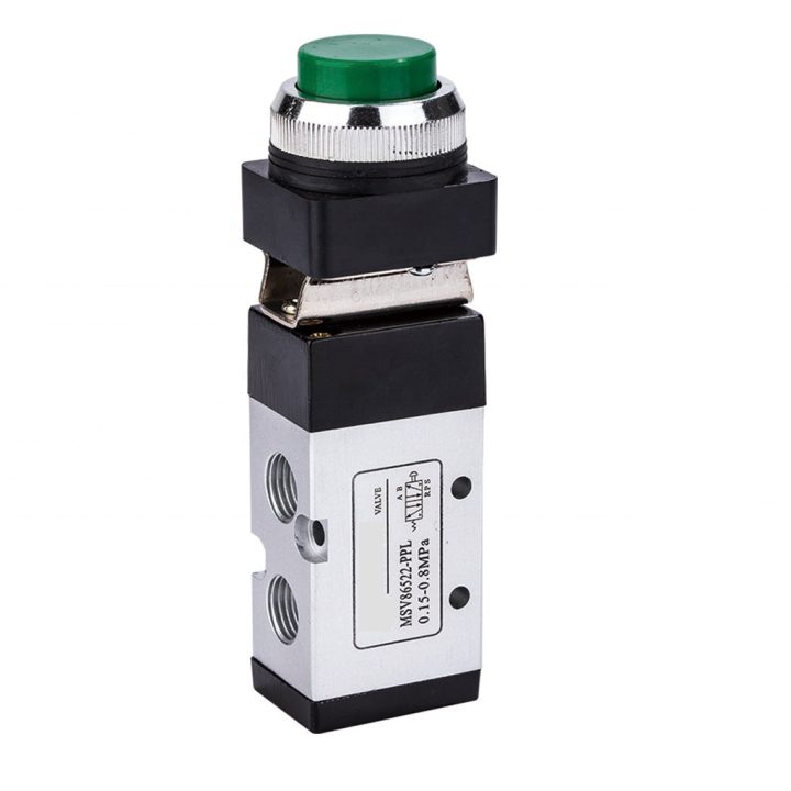 Pneumatic (MSV86522-PPL) Direct Acting Solenoid Mechanical Valve (5/2 ...