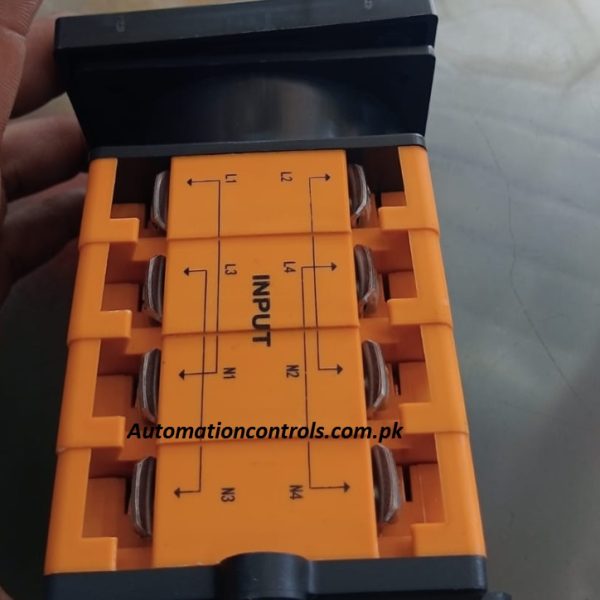 OPAS 4way 75Ampere Phase selector Rotary Change over Switch