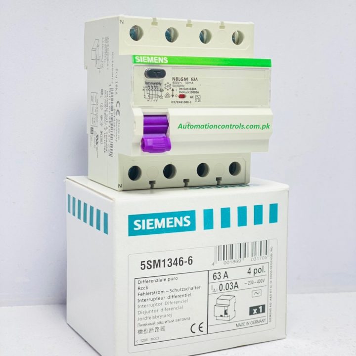 Siemens 4pole ELCB Earth Leakage Circuit Breaker > Automation & Controls