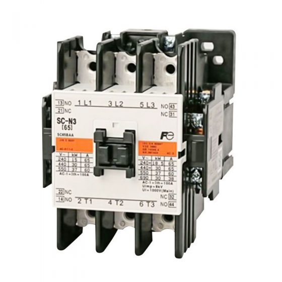 Fuji (SC-N3) Magnetic Contactor 3Pole+2NO/2NC (100 Amp) > Automation & Controls