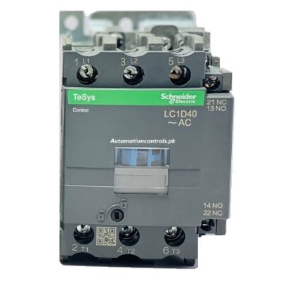 Schneider LC1D40 Magnetic contactor 60A 3P 1NO/1NC 220vAC