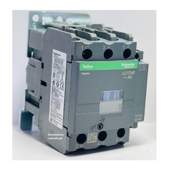 Schneider LC1D40 Magnetic contactor 60A 3P 1NO/1NC 220vAC