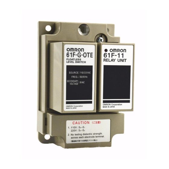 Omron Floatless Liquid Level Switch Relay (61F-G, 61F-11)