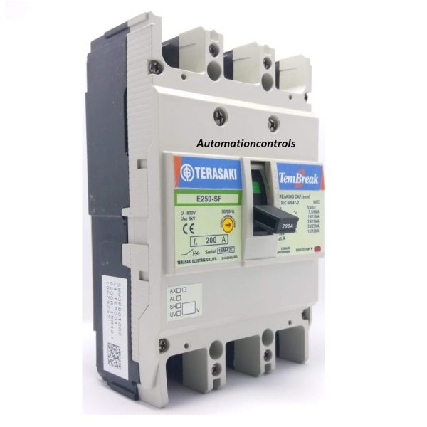 Terasaki MCCB breaker 3pole 200A Moulded Case Circuit Breaker E250 SF ...