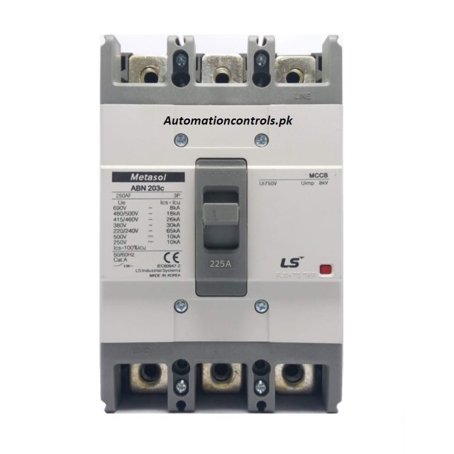 LS/LG Metasol 225A 3P MCCB Moulded Case Circuit Breaker ABN-203c