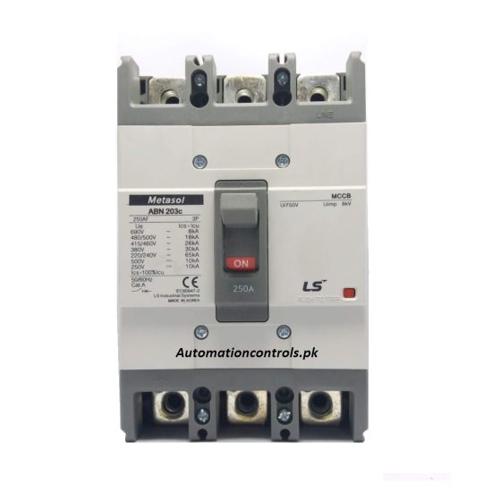 LS/LG Metasol 250A 3P MCCB Moulded Case Circuit Breaker ABN-203c